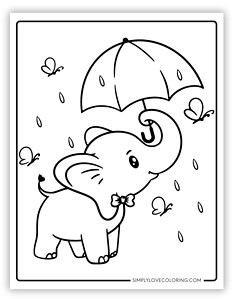 35 Rain Coloring Pages (Free PDF Printables) - Simply Love Coloring