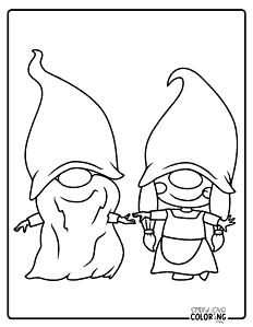 Gnome Coloring Pages (Free PDF Printables) - Simply Love Coloring