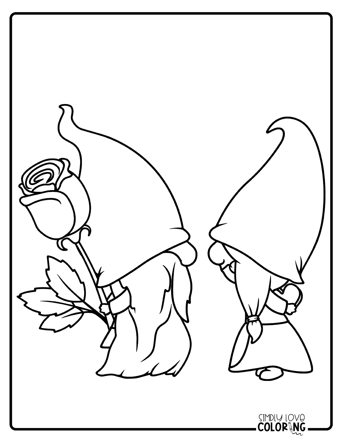 38 Gnome Coloring Pages (Free PDF Printables) - Simply Love Coloring