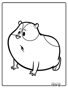 23 Cute Hamster Coloring Pages (Free PDF Printables) - Simply Love Coloring
