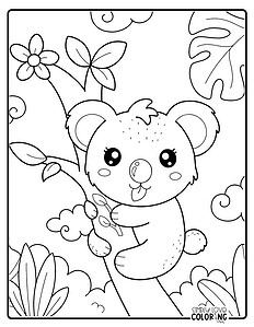 14 Koala Bear Coloring Pages (Free PDF Printables) - Simply Love Coloring