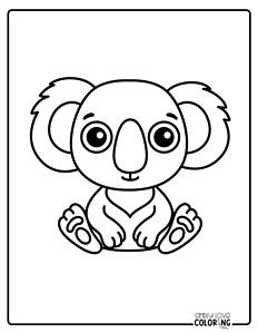 14 Koala Bear Coloring Pages (Free PDF Printables) - Simply Love Coloring