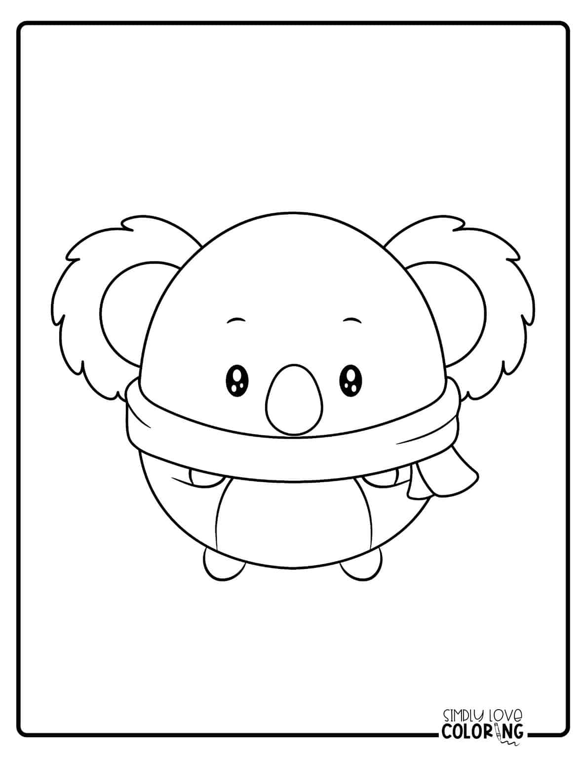 14 Koala Bear Coloring Pages (Free PDF Printables) - Simply Love Coloring