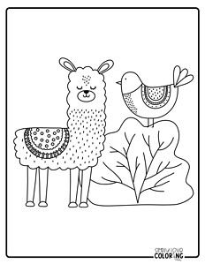 19 Llama Coloring Pages (Free PDF Printables) - Simply Love Coloring