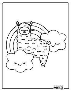 19 Llama Coloring Pages (Free PDF Printables) - Simply Love Coloring