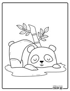 Cute Panda Bear Coloring Pages (Free PDF Printables) - Simply Love Coloring