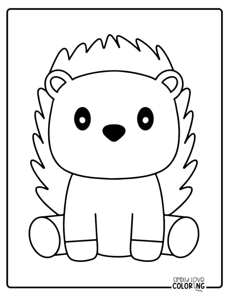 38 Porcupine Coloring Pages (Free PDF Printables) - Simply Love Coloring