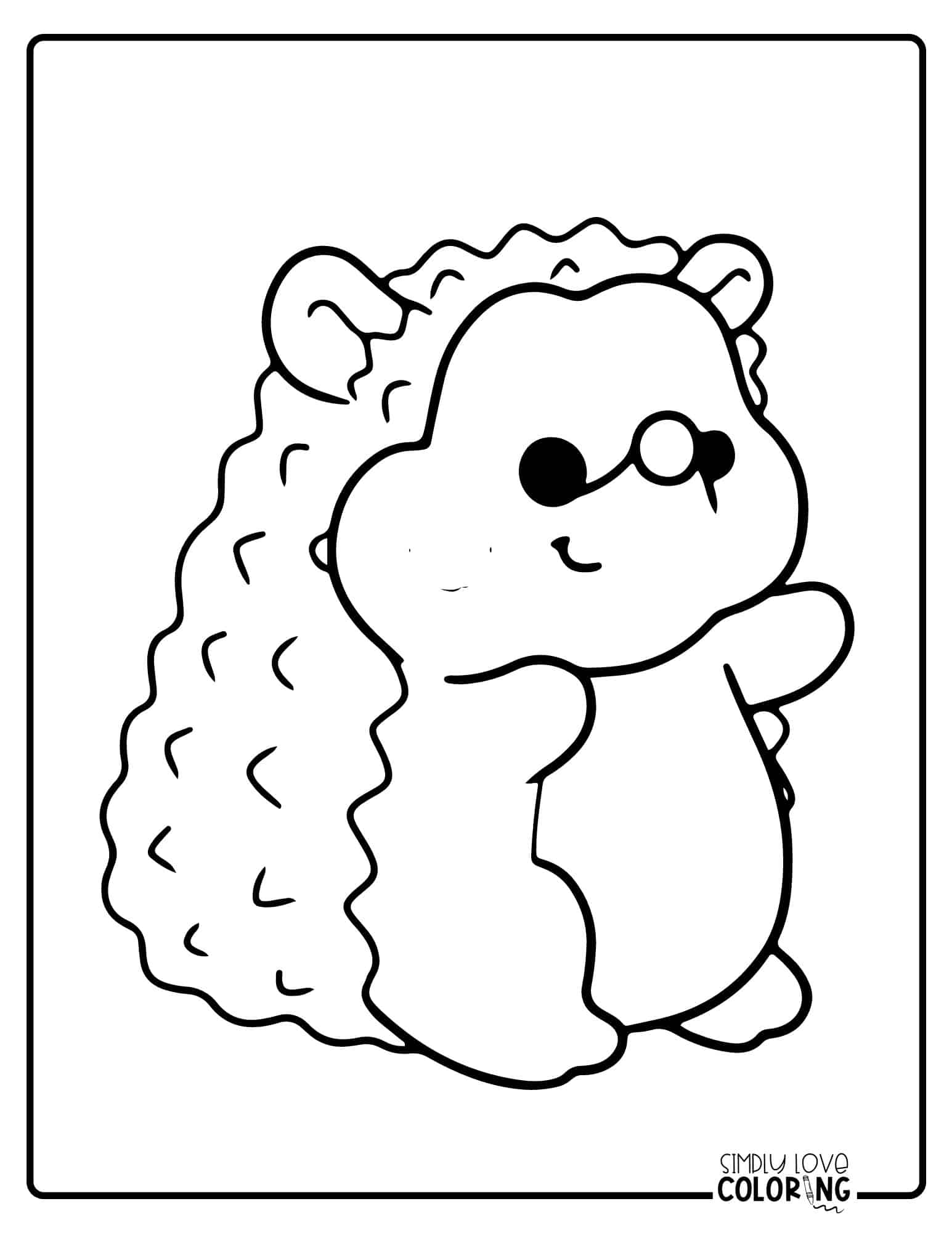 Free Porcupine Coloring Pages - Simply Love Coloring