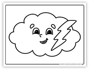25 Weather Coloring Pages (Free PDF Printables) - Simply Love Coloring