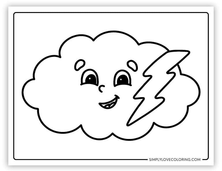 25 Weather Coloring Pages (Free PDF Printables) - Simply Love Coloring