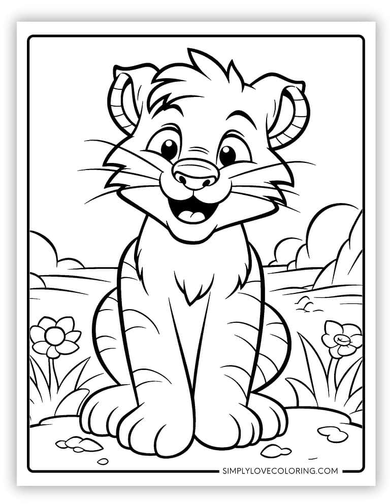 19 Tiger Coloring Pages (Free PDF Printables) - Simply Love Coloring