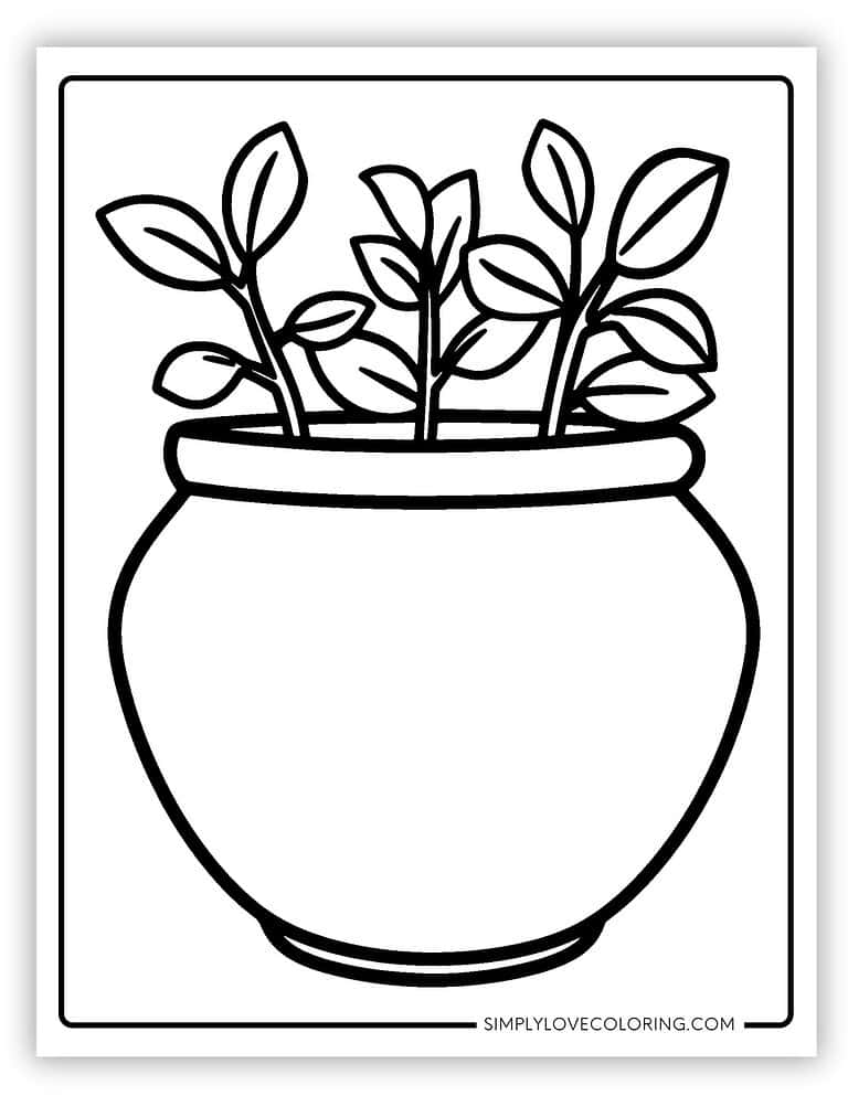 31 Pretty Plants Coloring Pages (Free PDF Printables) - Simply Love ...