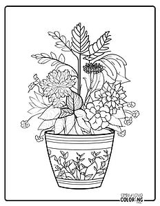 31 Pretty Plants Coloring Pages (Free PDF Printables) - Simply Love ...