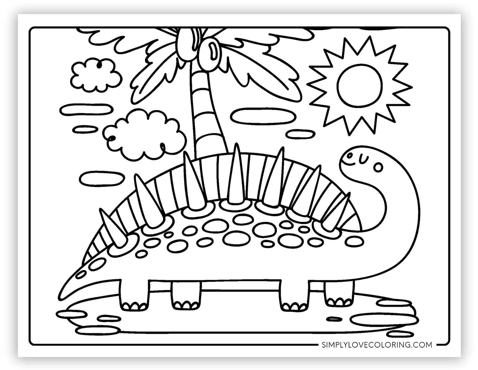 41 Mysterious Dinosaur Coloring Pages (Free PDF Printables) - Simply ...