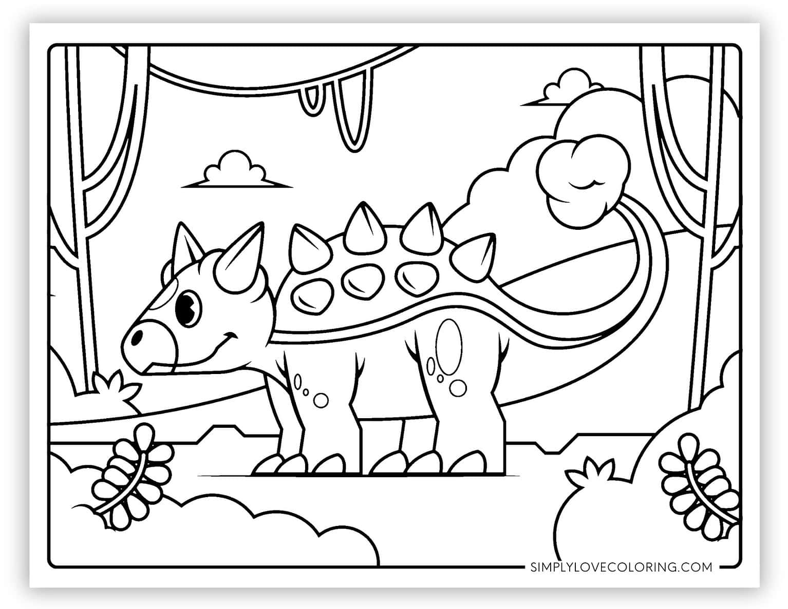 41 Mysterious Dinosaur Coloring Pages (Free PDF Printables) - Simply ...