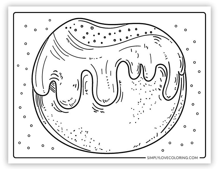 29 Donut Coloring Pages (Free PDF Printables) - Simply Love Coloring