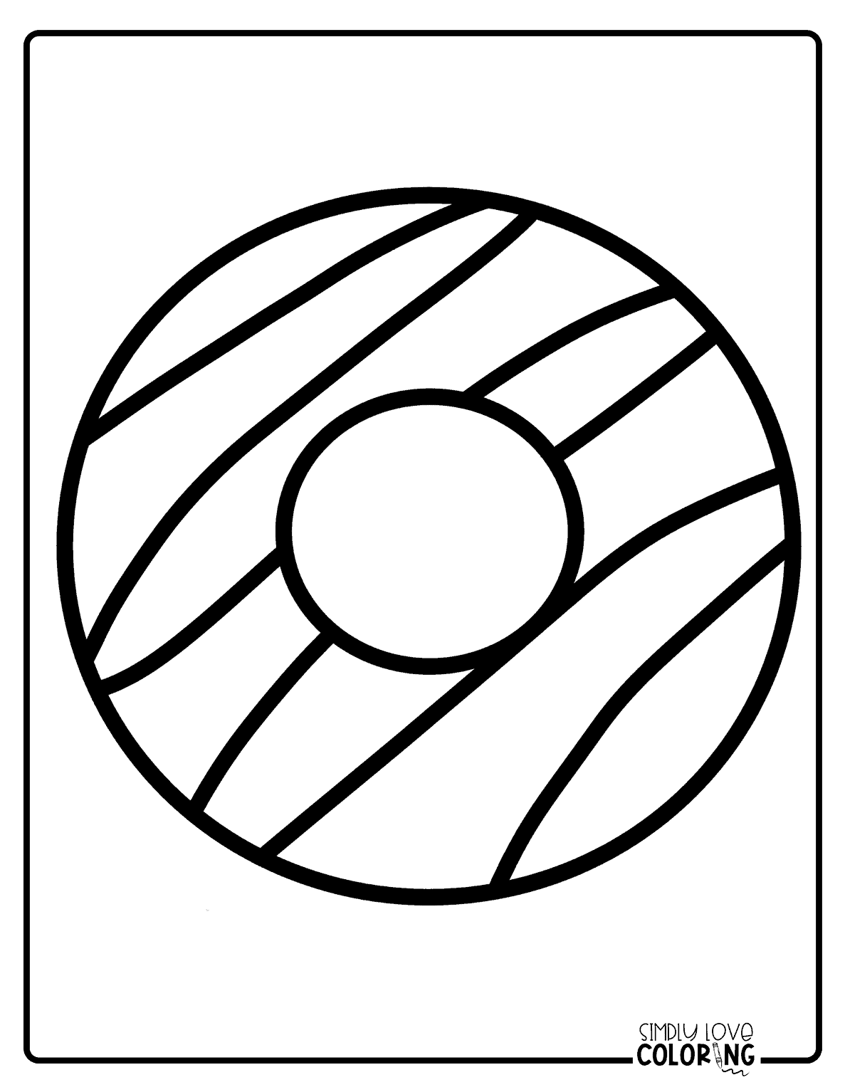 29 Donut Coloring Pages (Free PDF Printables) - Simply Love Coloring