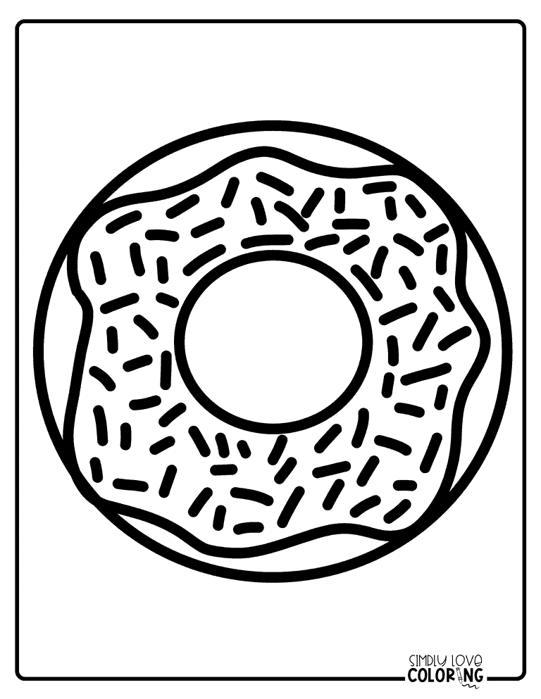 51 Delicious Food and Drink Coloring Pages (Free PDF Printables ...