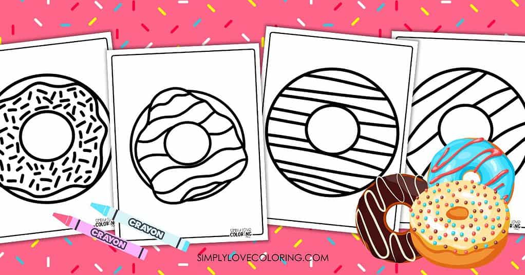 29 Donut Coloring Pages (Free PDF Printables) - Simply Love Coloring