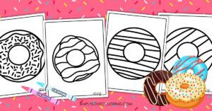 29 Donut Coloring Pages (Free PDF Printables) - Simply Love Coloring