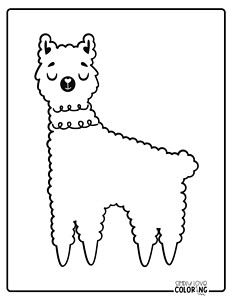 19 Llama Coloring Pages (Free PDF Printables) - Simply Love Coloring