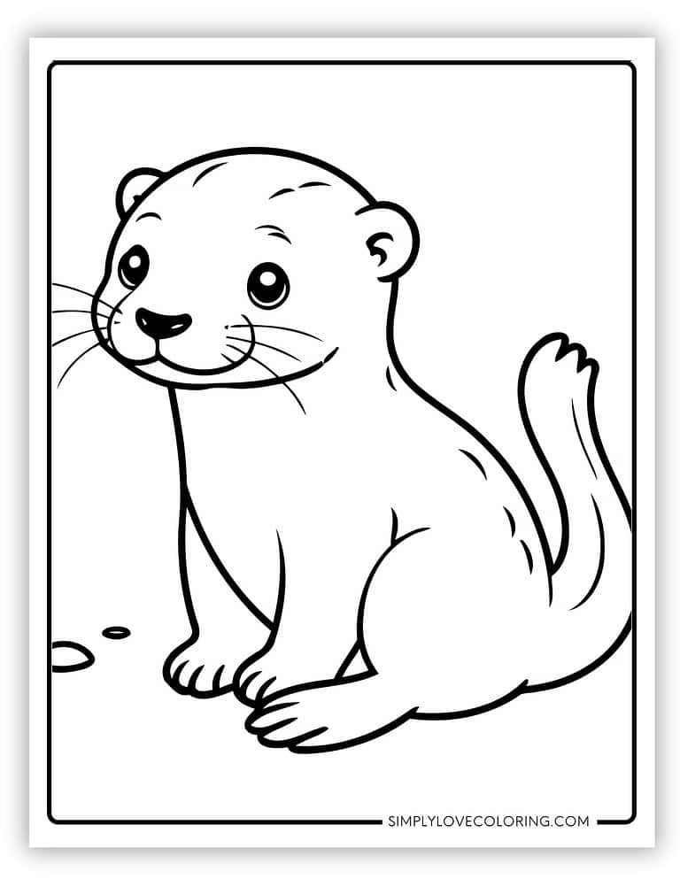 27 Otter Coloring Pages (Free PDF Printables) - Simply Love Coloring