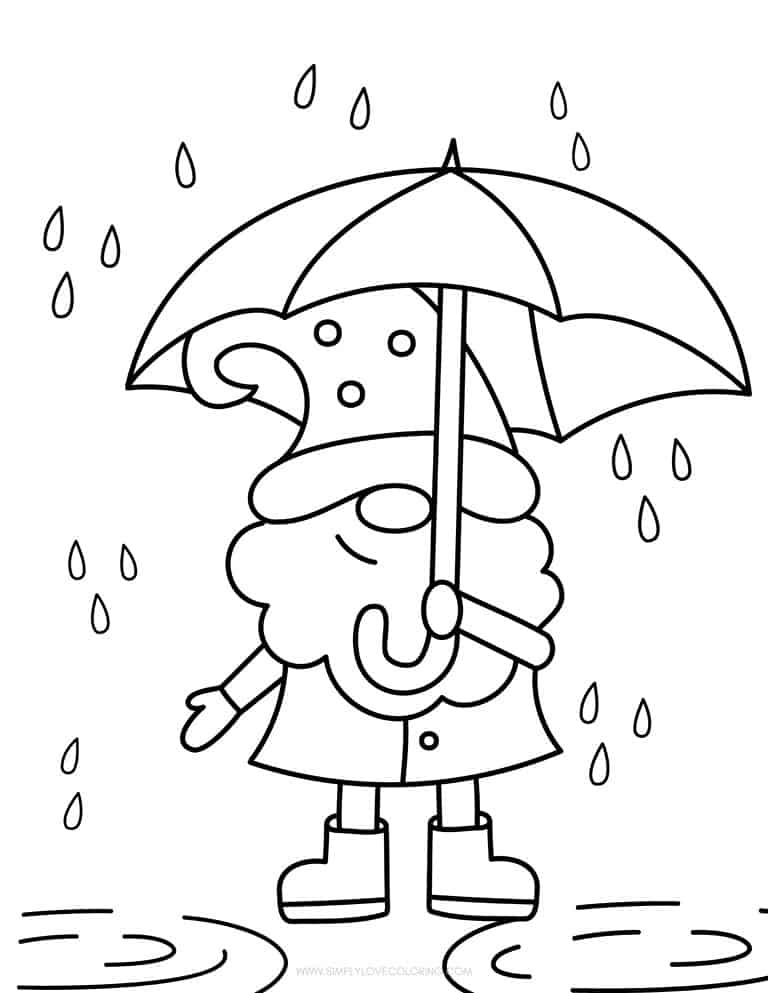 38 Gnome Coloring Pages (Free PDF Printables) - Simply Love Coloring