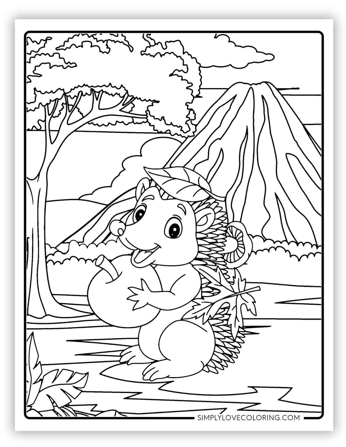 38 Porcupine Coloring Pages (Free PDF Printables) - Simply Love Coloring
