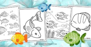34 Interesting Fish Coloring Pages (Free PDF Printables) - Simply Love ...
