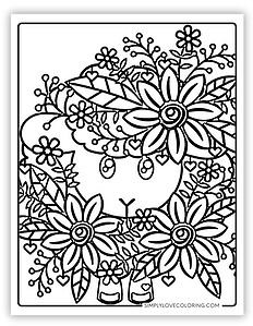 42 Lamb Coloring Pages (Free PDF Printables) - Simply Love Coloring