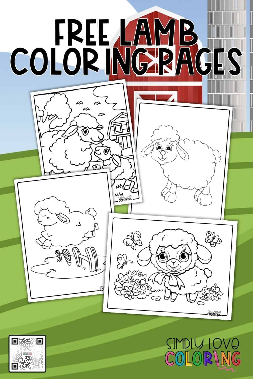42 Lamb Coloring Pages (Free PDF Printables) - Simply Love Coloring