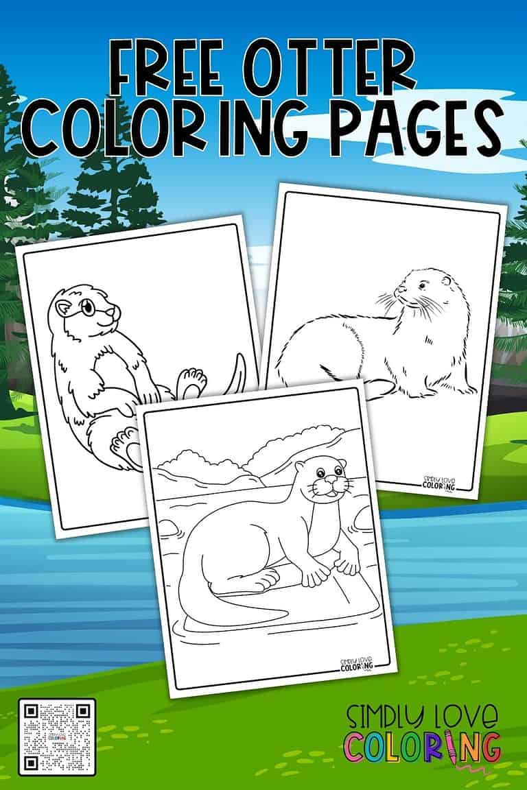 27 Otter Coloring Pages (Free PDF Printables) - Simply Love Coloring