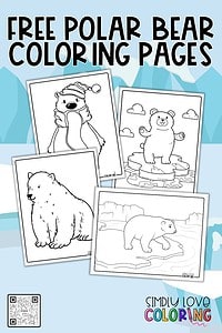 Polar Bear Coloring Pages (Free PDF Printables) - Simply Love Coloring