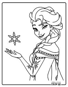 Frozen Coloring Pages - Simply Love Coloring
