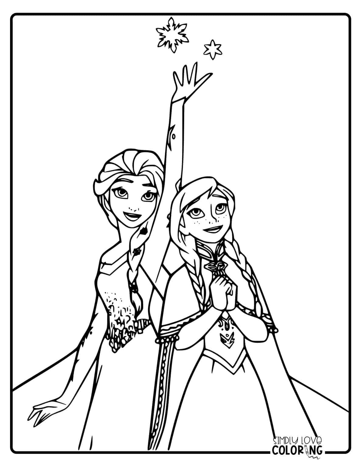 94 Frozen Coloring Pages - Simply Love Coloring