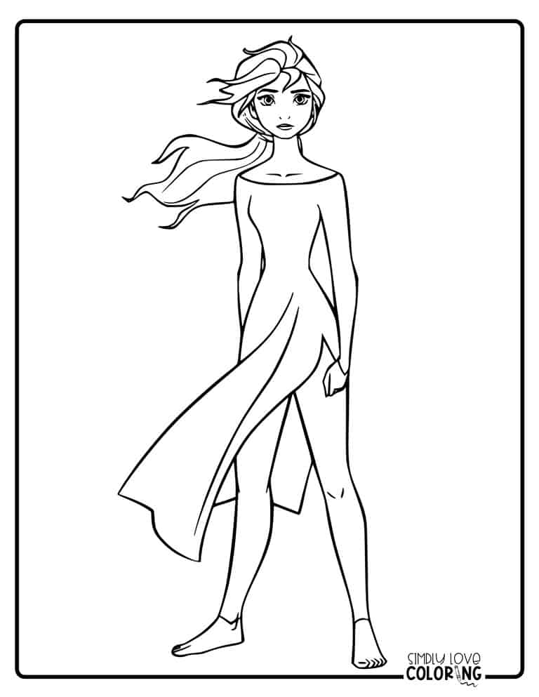 94 Frozen Coloring Pages - Simply Love Coloring