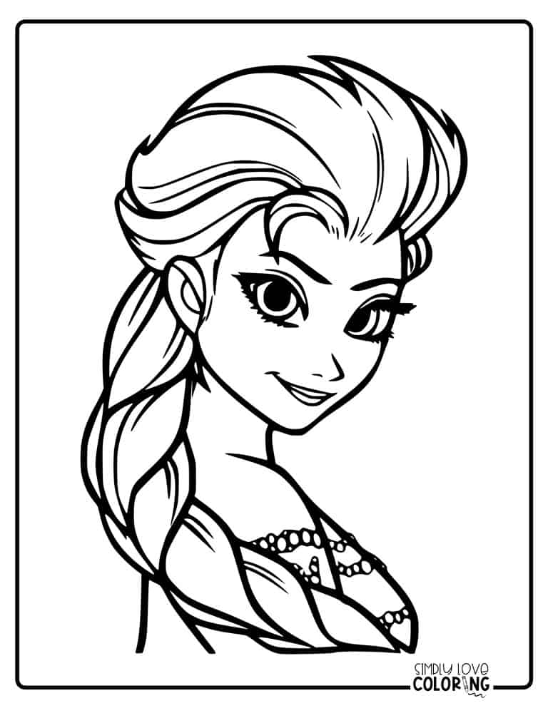 94 Frozen Coloring Pages - Simply Love Coloring