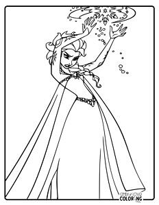 94 Frozen Coloring Pages - Simply Love Coloring