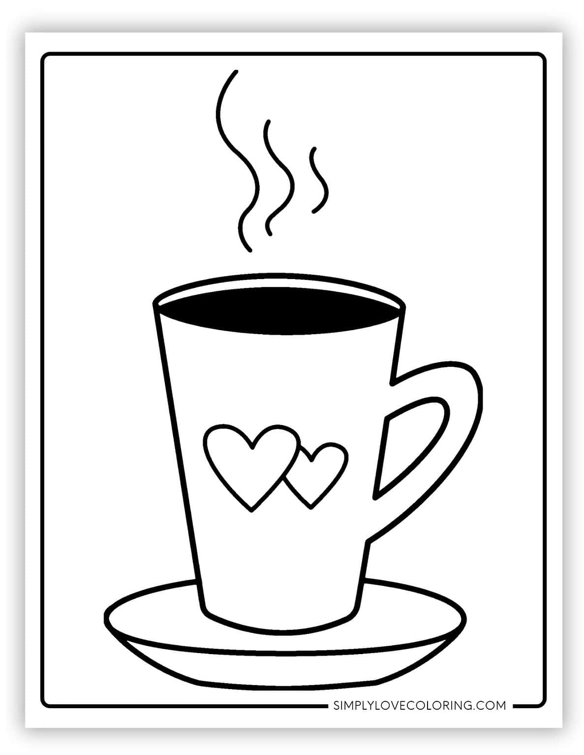 42 Coffee Coloring Pages (Free PDF Printables) - Simply Love Coloring