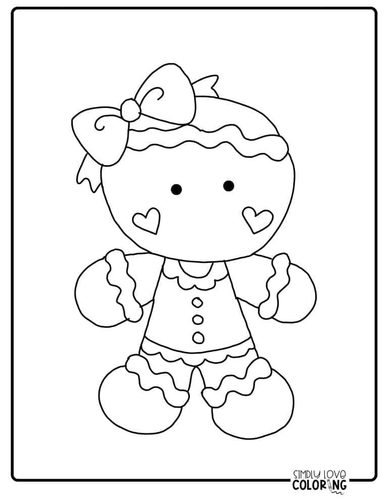21 Cute Cookie Coloring Pages (Free PDF Printables) - Simply Love Coloring