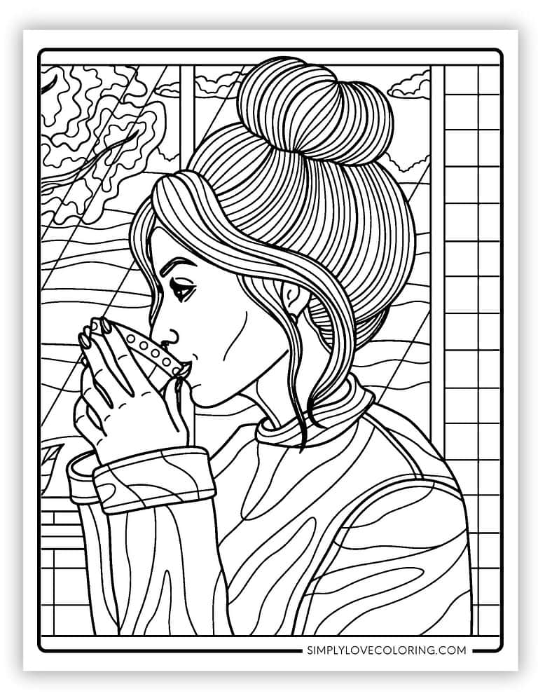 42 Coffee Coloring Pages (Free PDF Printables) - Simply Love Coloring