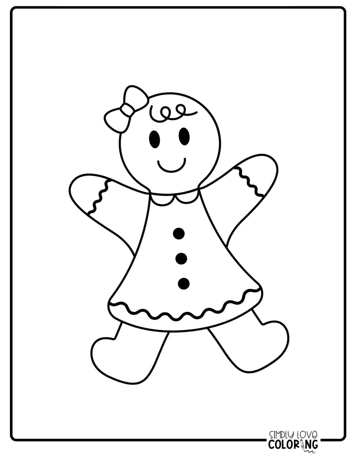 21 Cute Cookie Coloring Pages (Free PDF Printables) - Simply Love Coloring