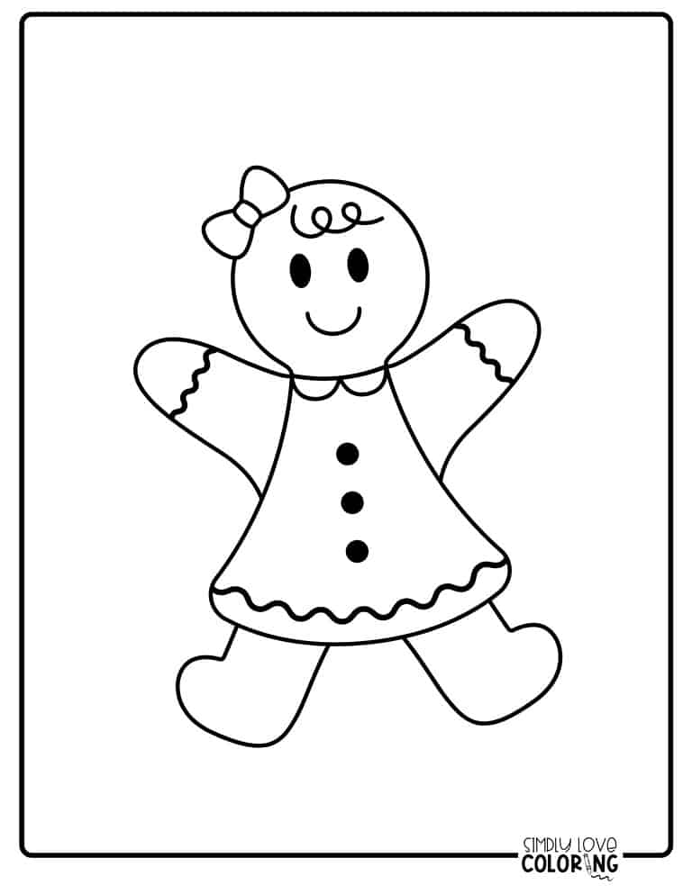 21 Cute Cookie Coloring Pages (Free PDF Printables) - Simply Love Coloring