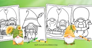 38 Gnome Coloring Pages (Free PDF Printables) - Simply Love Coloring