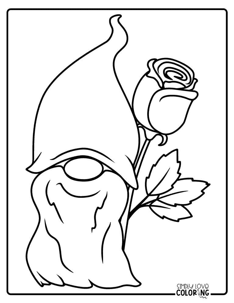 38 Gnome Coloring Pages (Free PDF Printables) - Simply Love Coloring