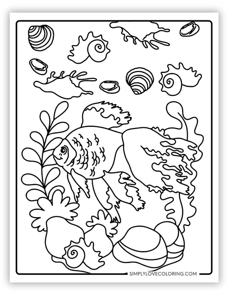 37 Goldfish Coloring Pages (Free PDF Printables) - Simply Love Coloring