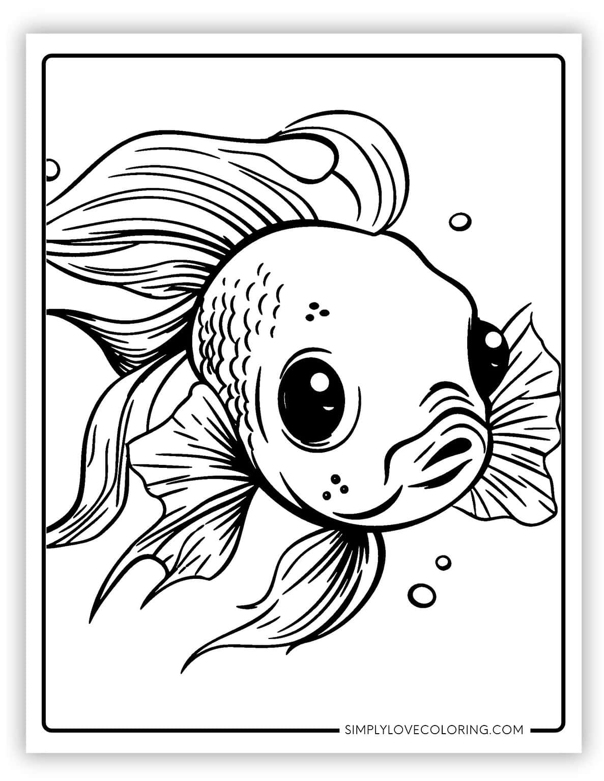 37 Goldfish Coloring Pages (Free PDF Printables) - Simply Love Coloring