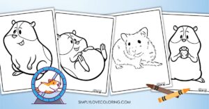 23 Cute Hamster Coloring Pages (Free PDF Printables) - Simply Love Coloring