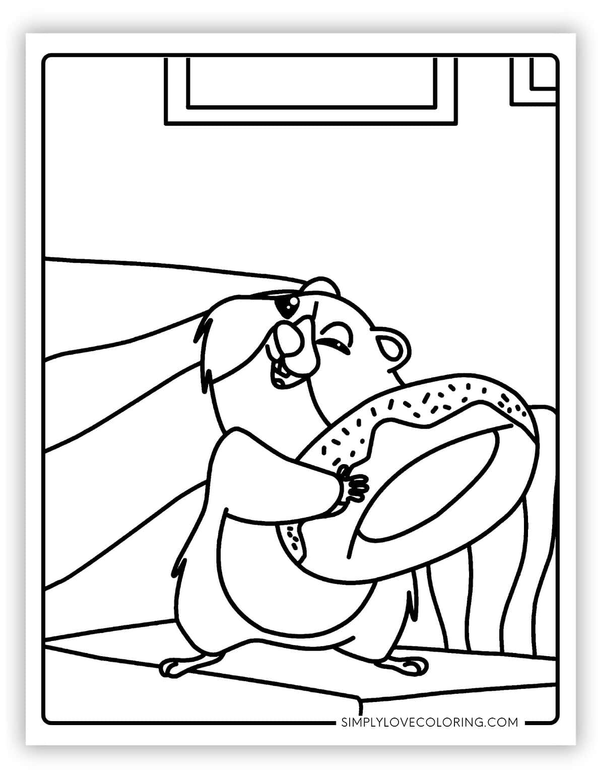 23 Cute Hamster Coloring Pages (Free PDF Printables) - Simply Love Coloring