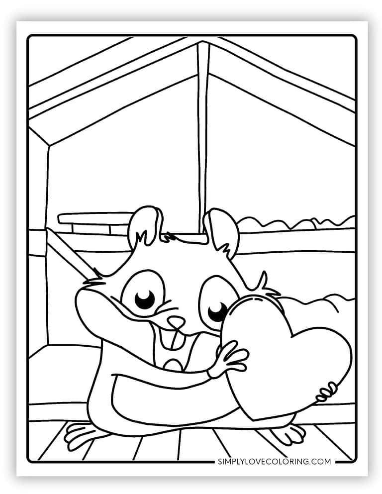 23 Cute Hamster Coloring Pages (Free PDF Printables) - Simply Love Coloring